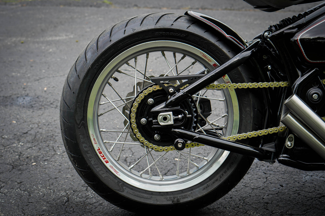 Triumph Bobber Custom Excel Wide Wheel - Spoke and Rim Kits - Brogue M ...