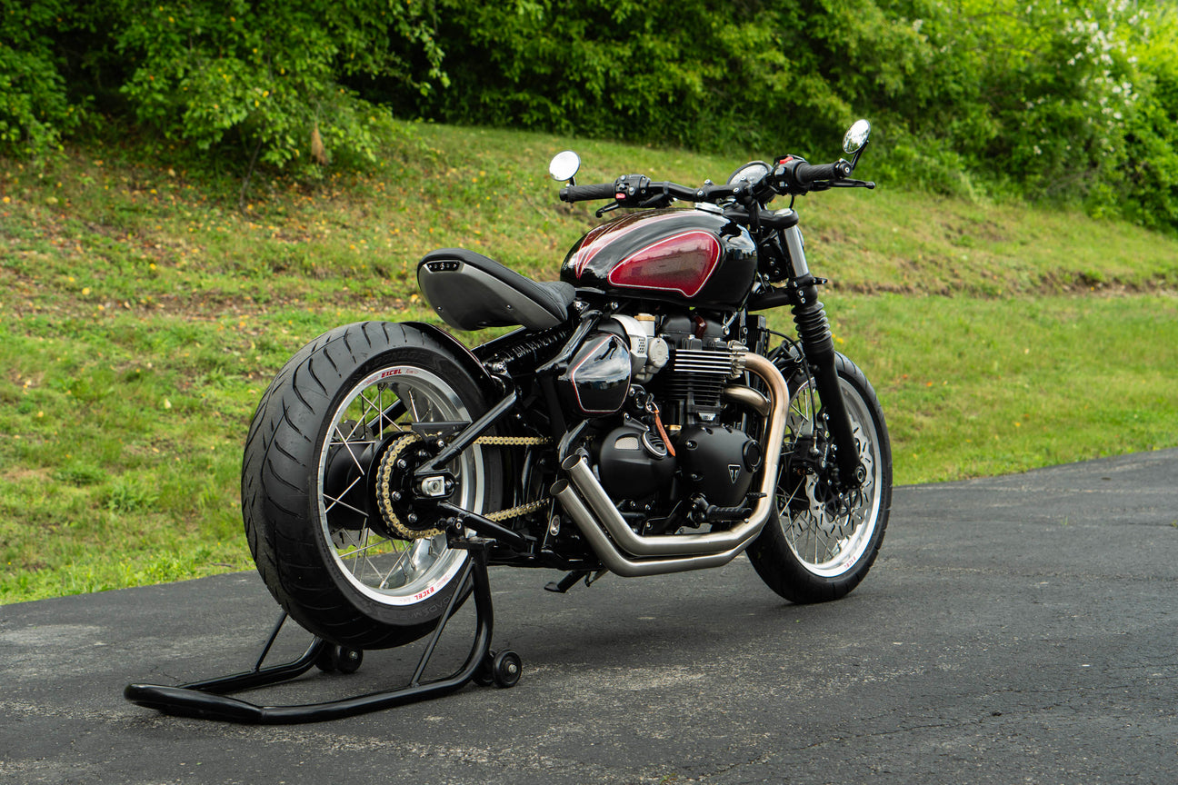Triumph Bobber Custom Excel Wide Wheel - Spoke and Rim Kits - Brogue M ...