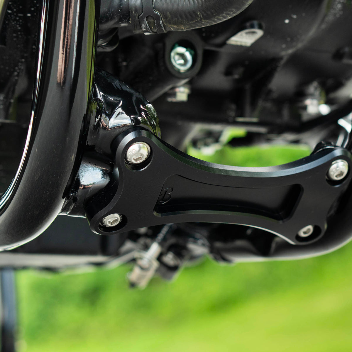 Triumph Bobber Machined Frame Cradle Brace Stiffener - Brogue Moto ...