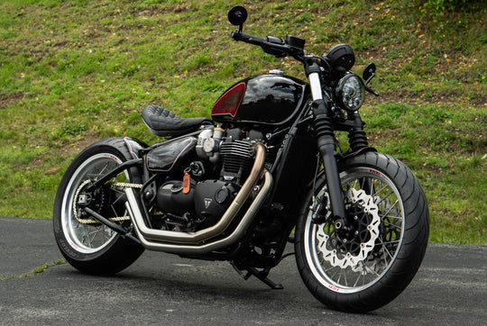 Triumph Bobber Custom Excel Wide Wheel - Spoke and Rim Kits - Brogue M ...