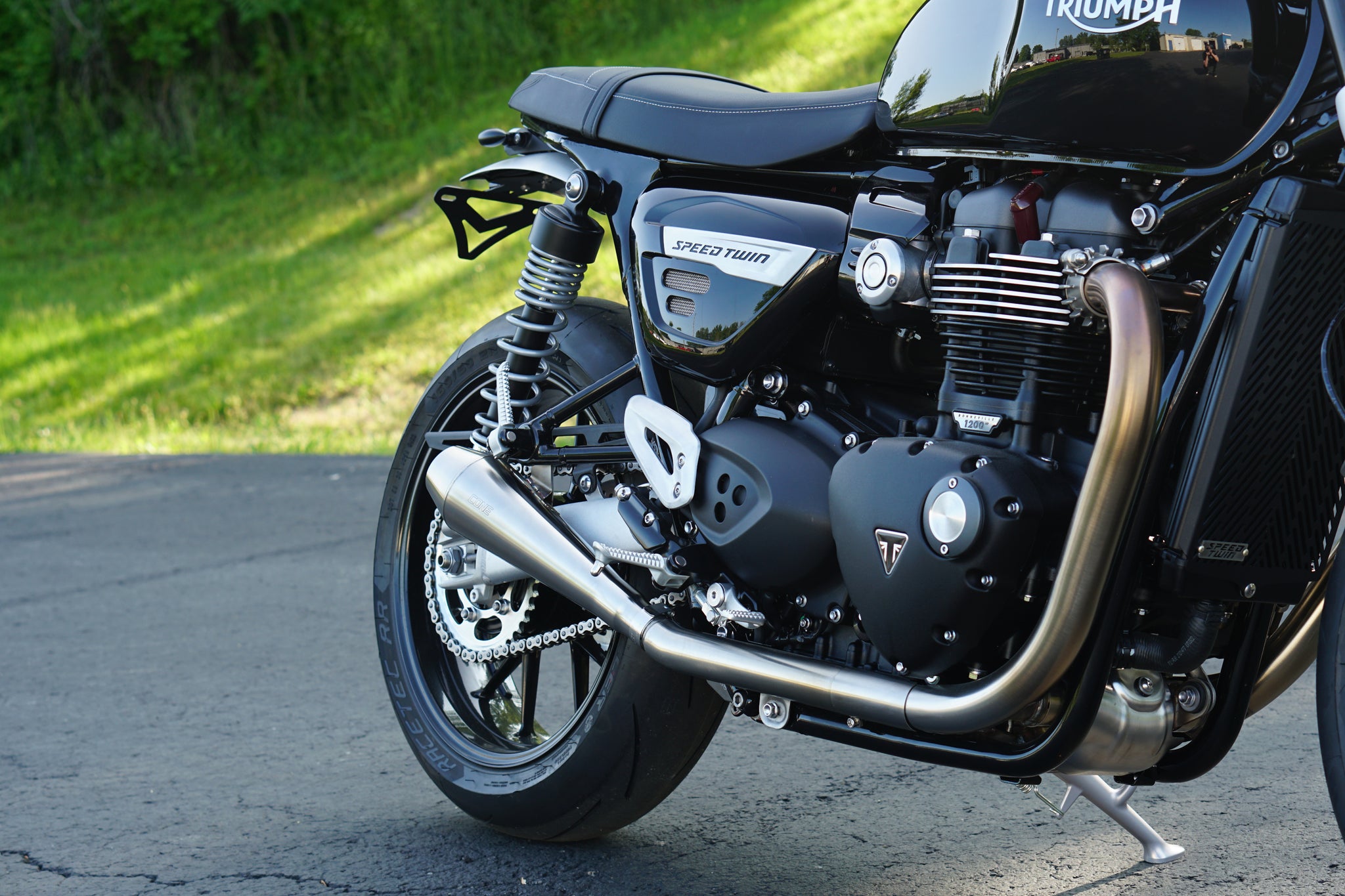 Cone Engineering Shorty Performer Slip-On Muffler Kit - 2016+ Speed Tw ...