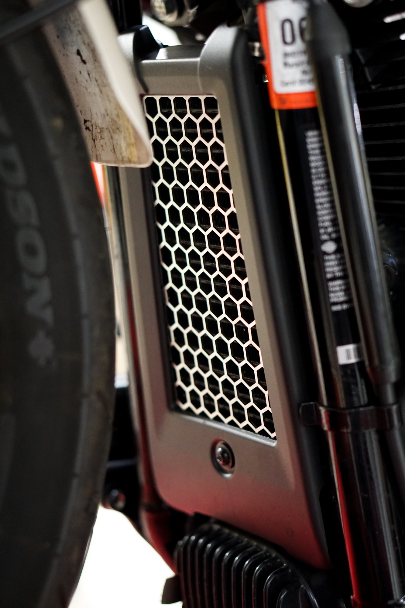 Harley M8 2020+ Softail Oil Cooler Guard (Brushed Stainless) – Brogue ...