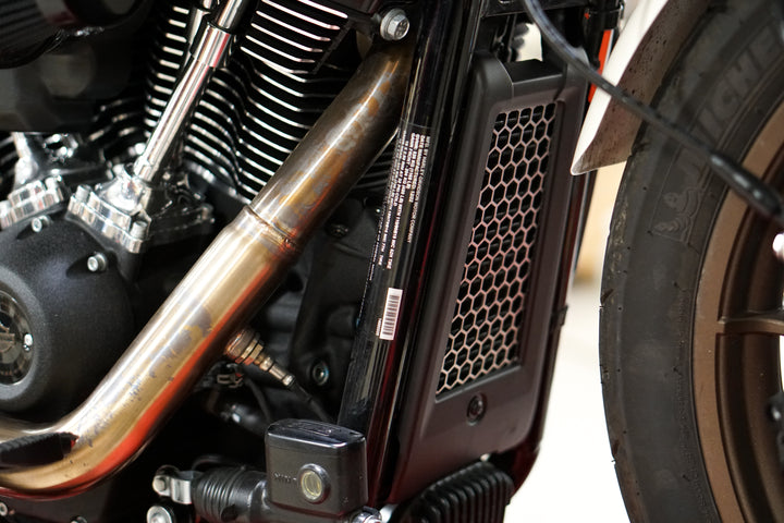 Harley M8 2020+ Softail Oil Cooler Guard (Brushed Stainless) – Brogue Motorcycles