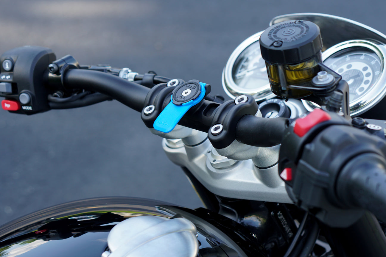 Triumph Speed Twin - Quad Lock Handlebar Machined Top Clamp Mount - Br ...