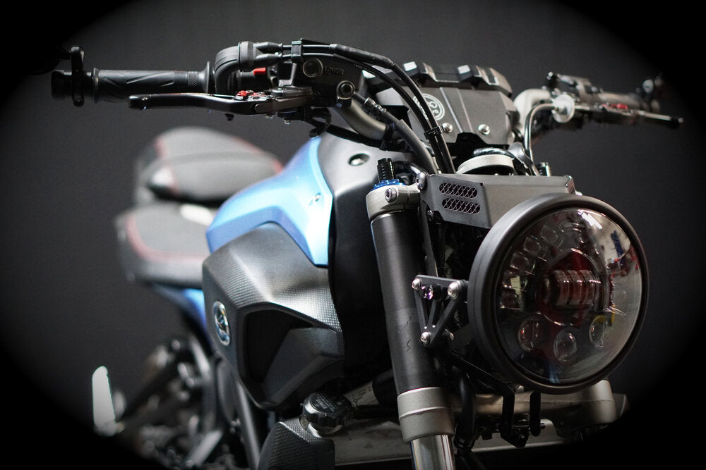 round headlight motorcycle