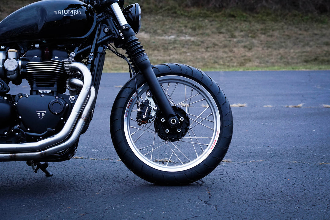 Triumph Bobber Custom Excel Wide Wheel - Spoke and Rim Kits - Brogue M ...