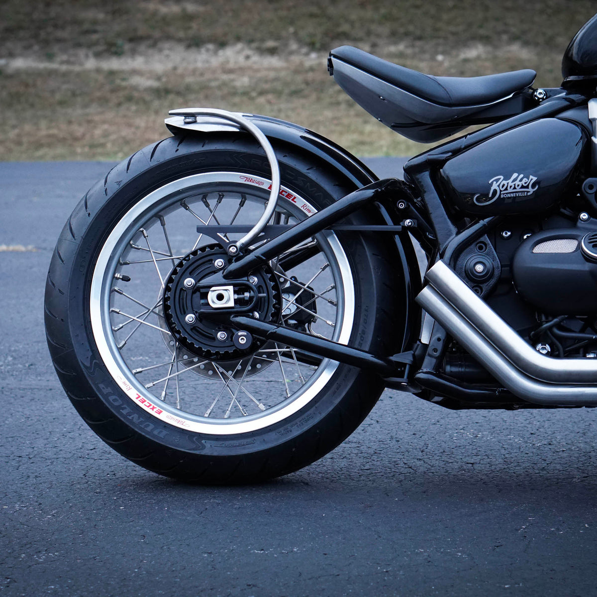 Triumph Bobber Custom Excel Wide Wheel - Spoke and Rim Kits - Brogue M ...