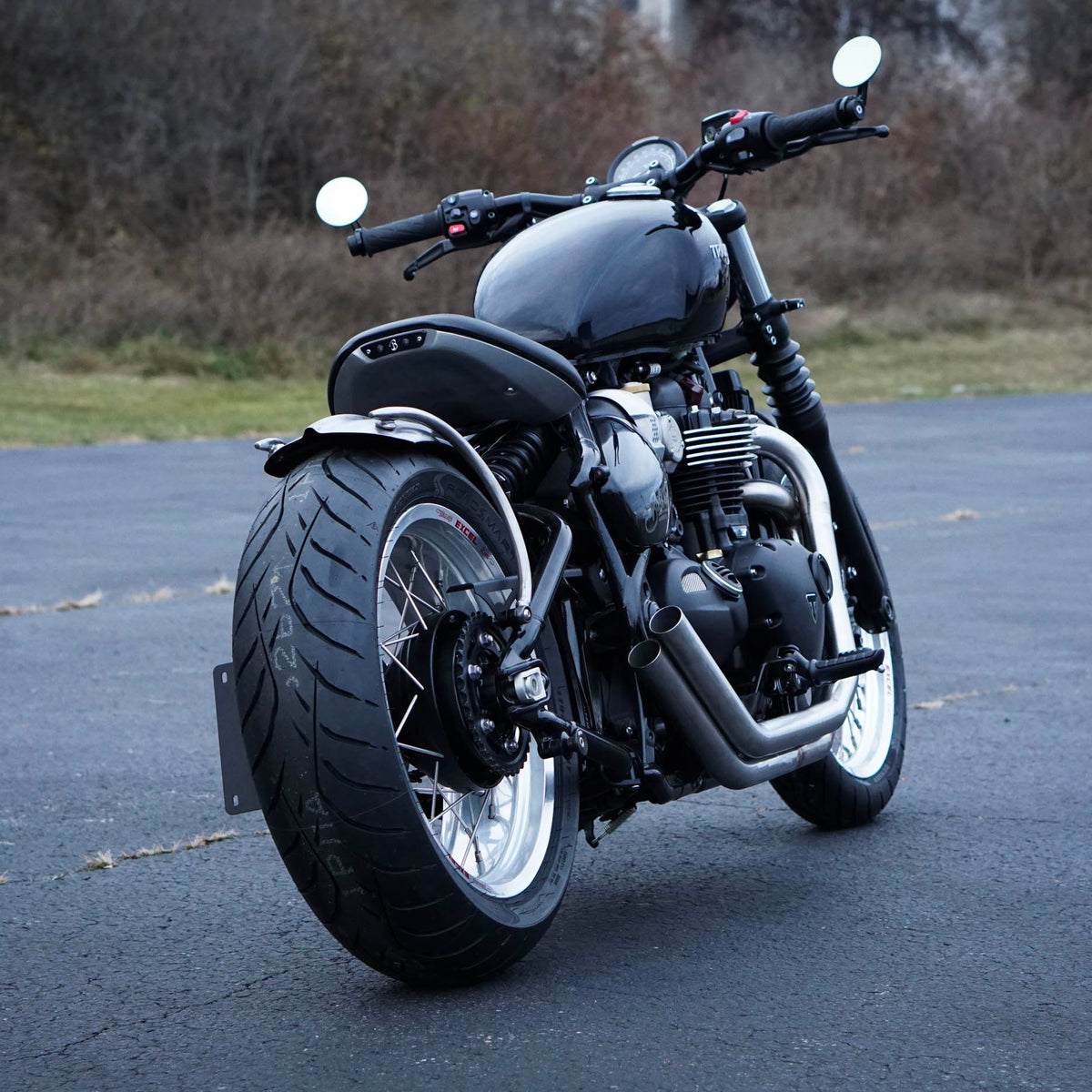 Triumph Bobber Custom Excel Wide Wheel - Spoke and Rim Kits - Brogue M ...