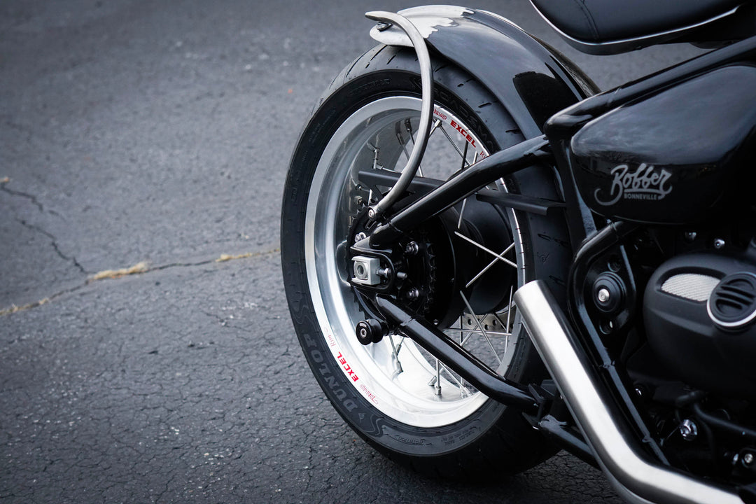 Triumph Bobber Custom Excel Wide Wheel - Spoke and Rim Kits - Brogue M ...