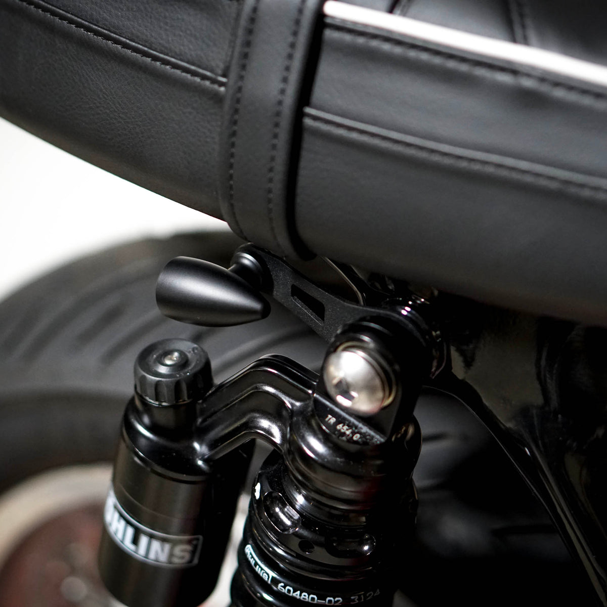 Triumph Rear Shock Mount Turn Signal Brackets (bent & straight) - Brog ...