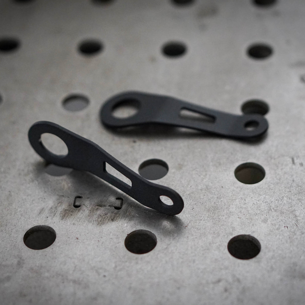 Triumph Rear Shock Mount Turn Signal Brackets (bent & straight) - Brog ...