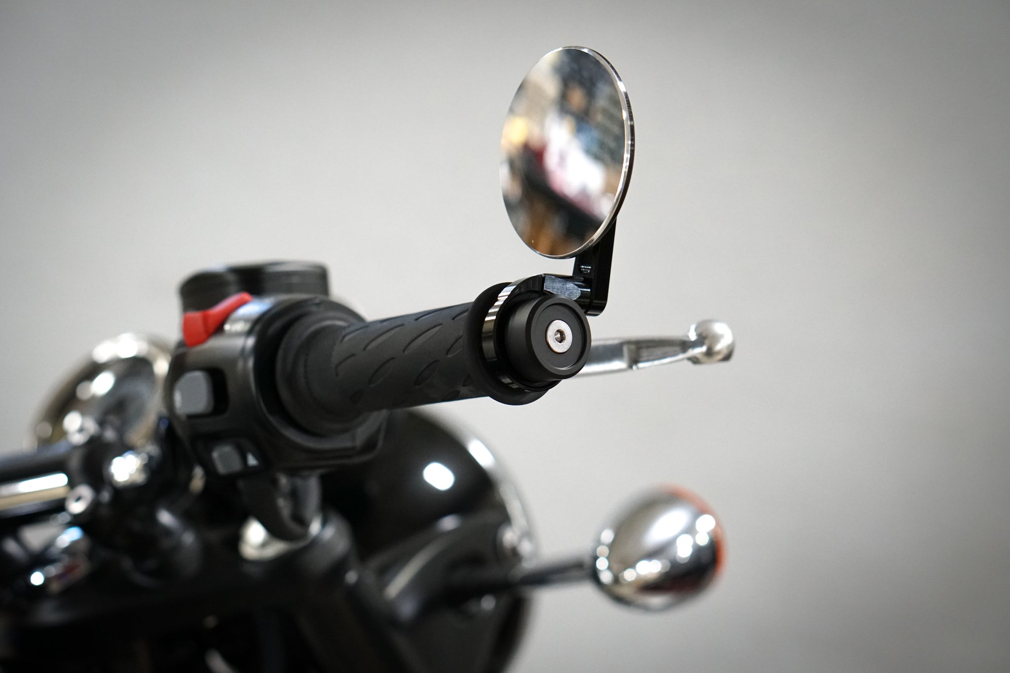Triumph Bar End Finishers & Mirror Kits - Slim-Line - 1” Handlebar Tri ...