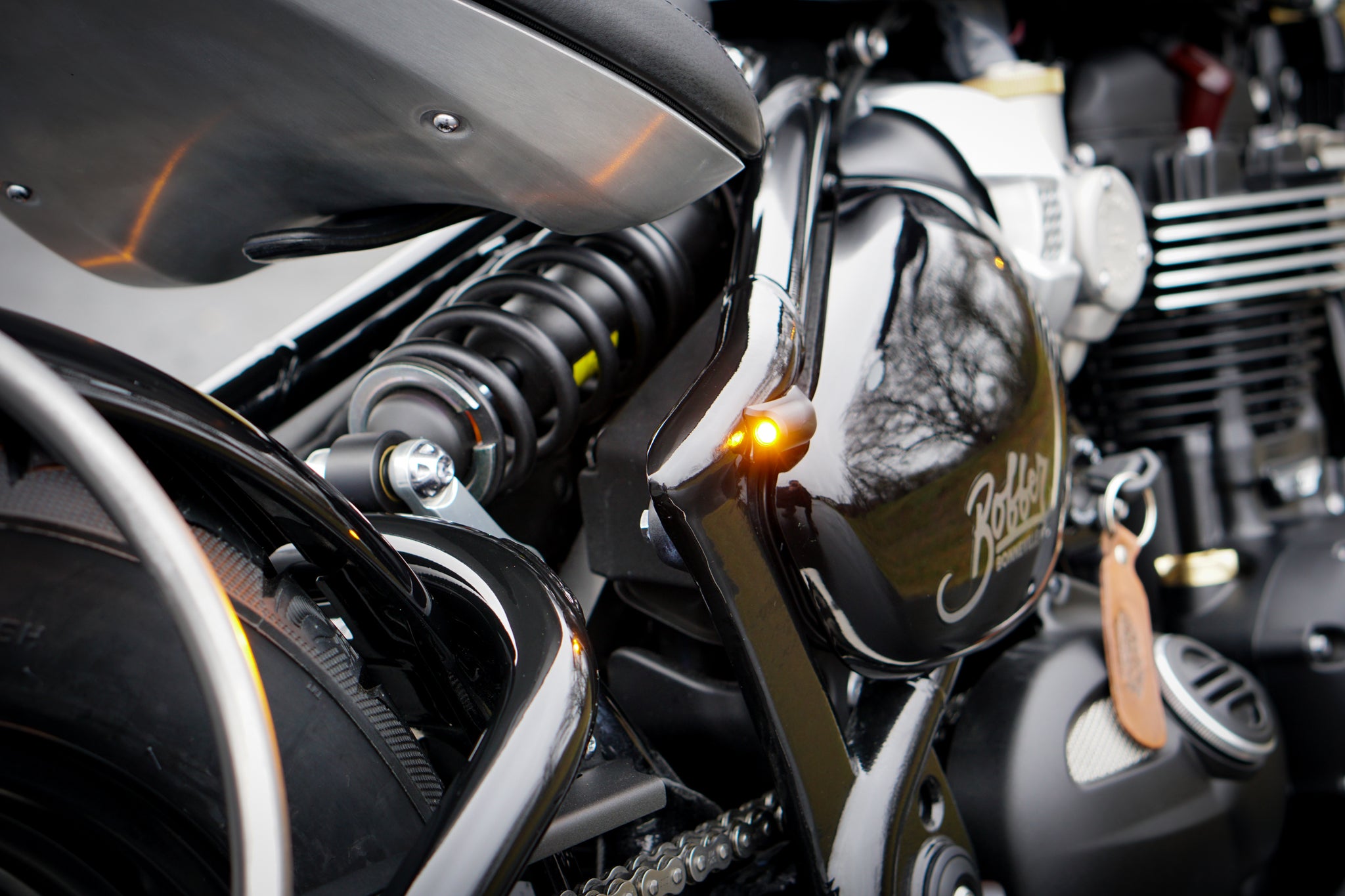 Triumph Bobber Machined Frame Rail Turn Kits - Featuring Kellermann At ...