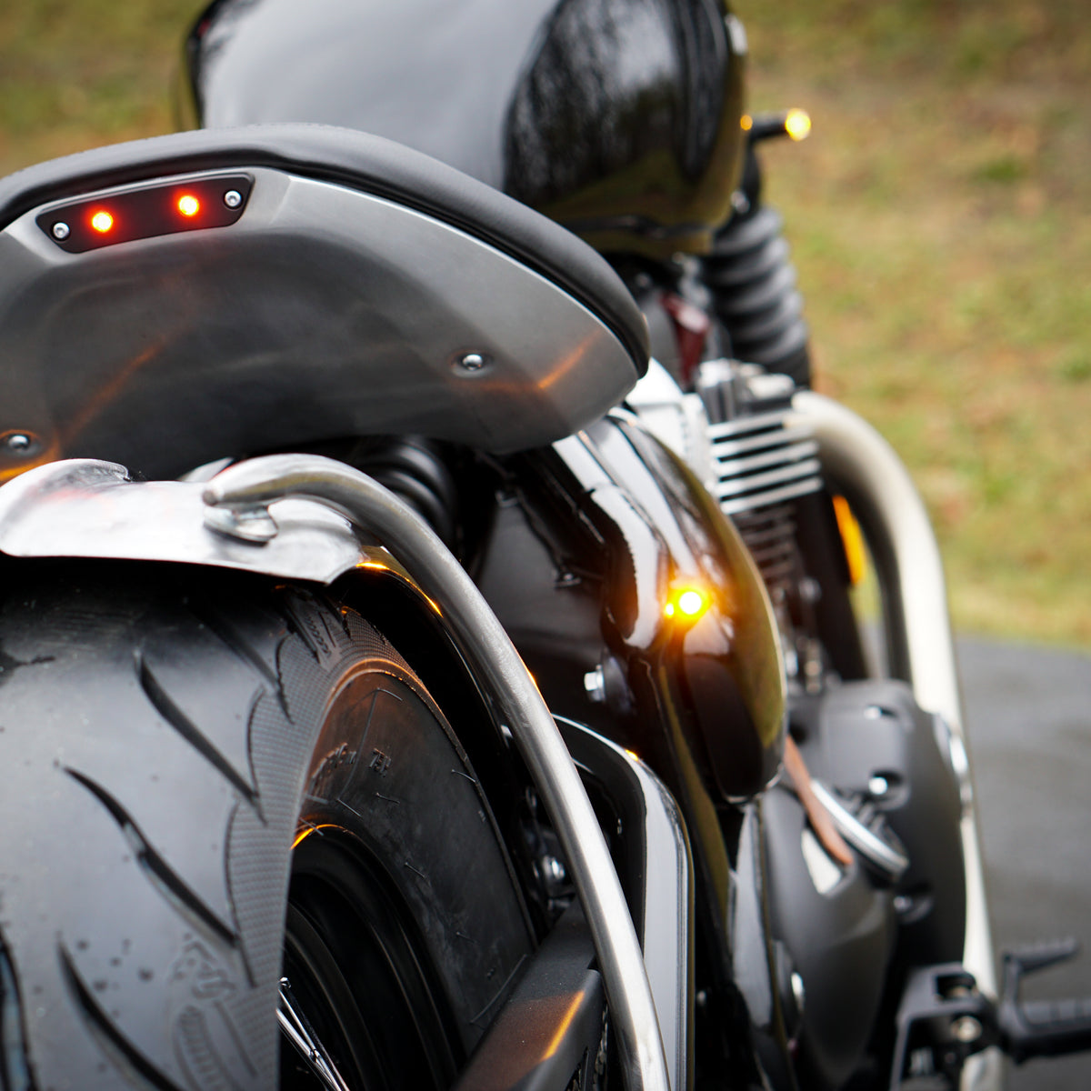 Triumph Bobber Machined Frame Rail Turn Kits - Featuring Kellermann At ...