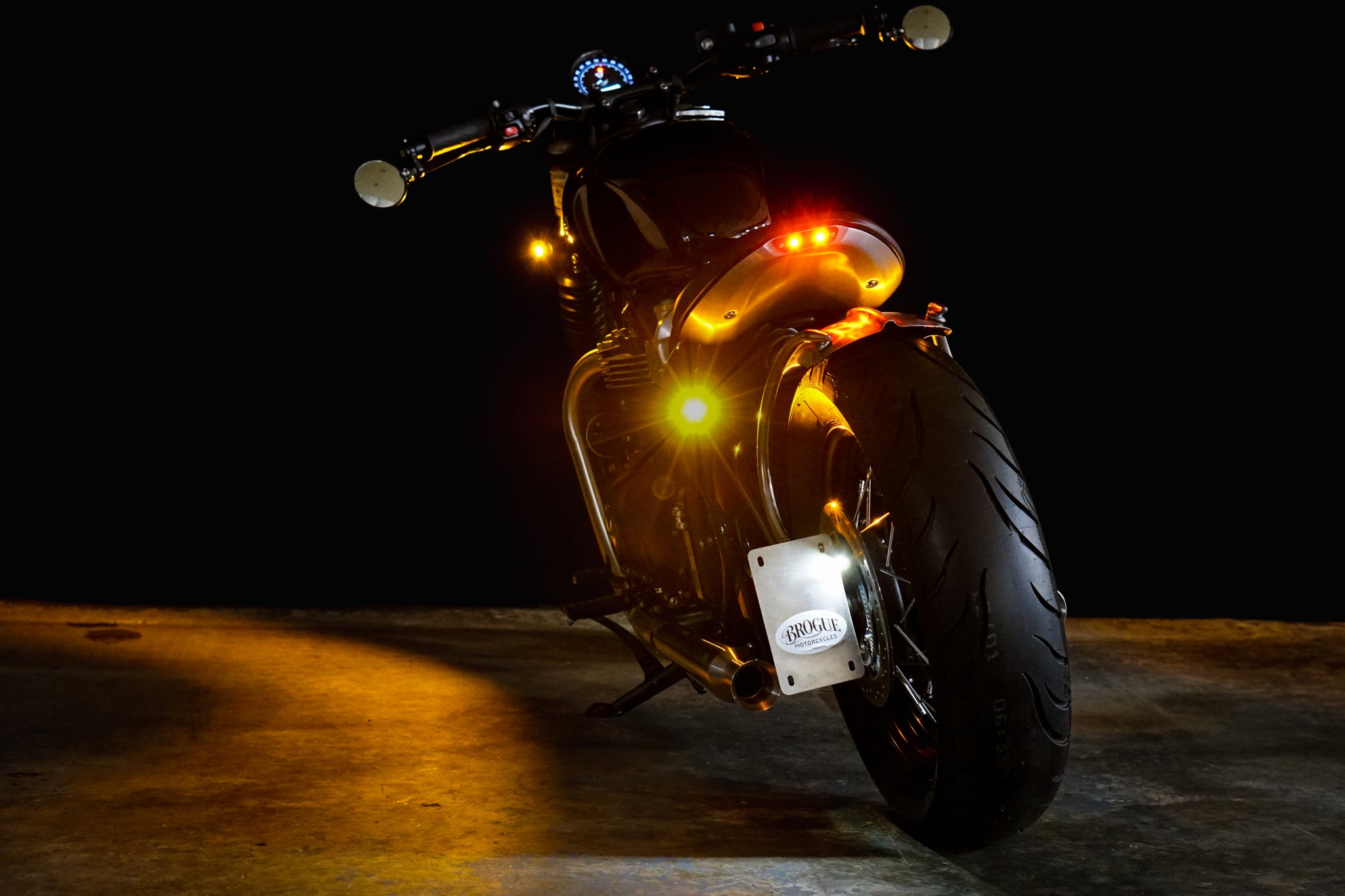 Triumph Bobber Machined Frame Rail Turn Kits - Featuring Kellermann At – Brogue Motorcycles