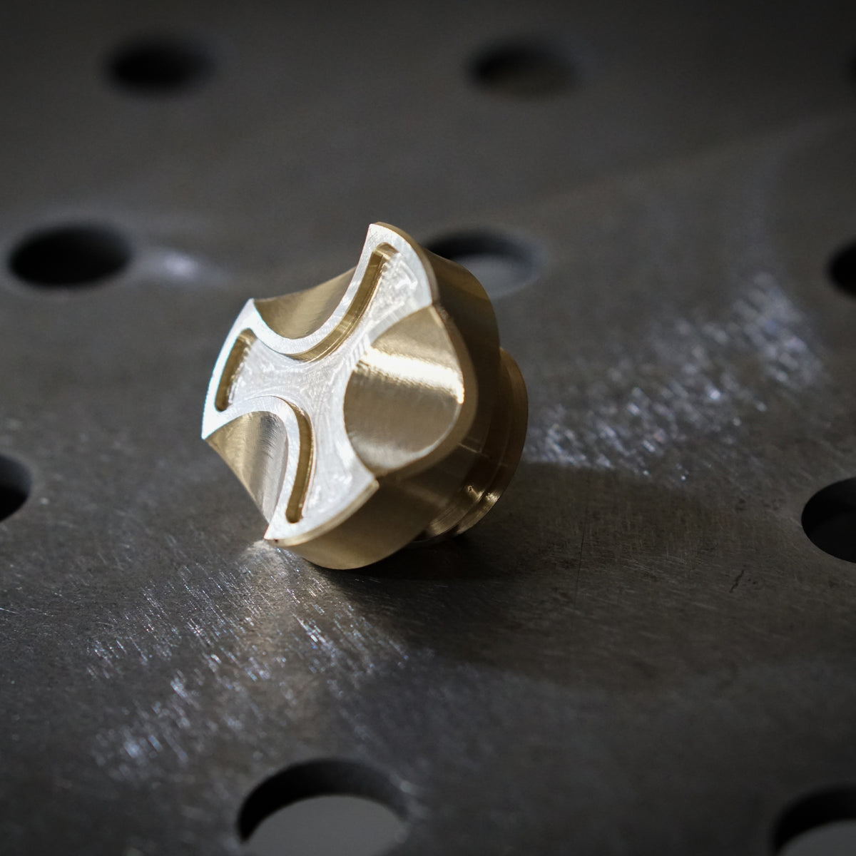 Triumph Machined Brass Oil Filler Cap - Brogue Moto – Brogue Motorcycles