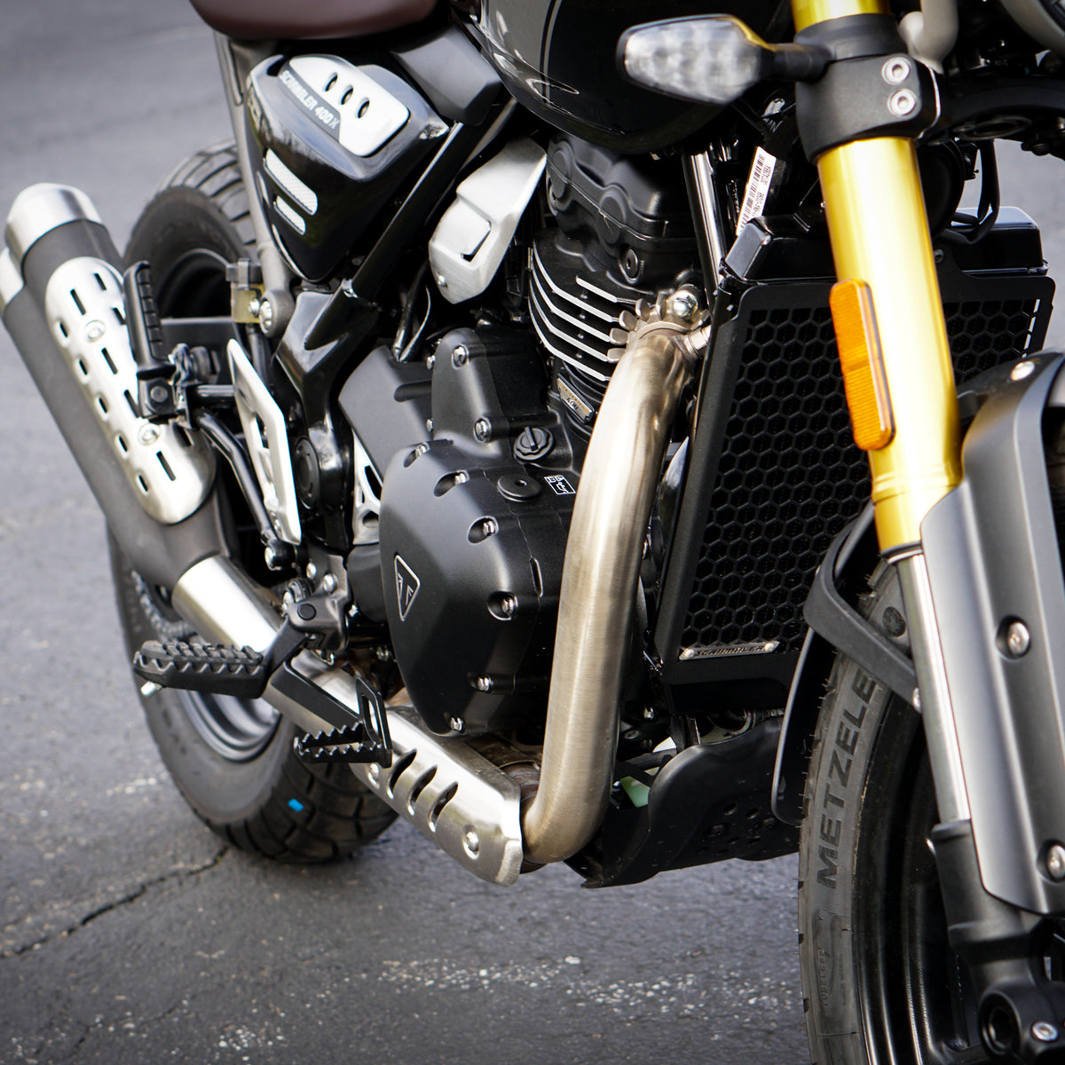 Triumph Scrambler 400 Radiator Guard – Brogue Motorcycles