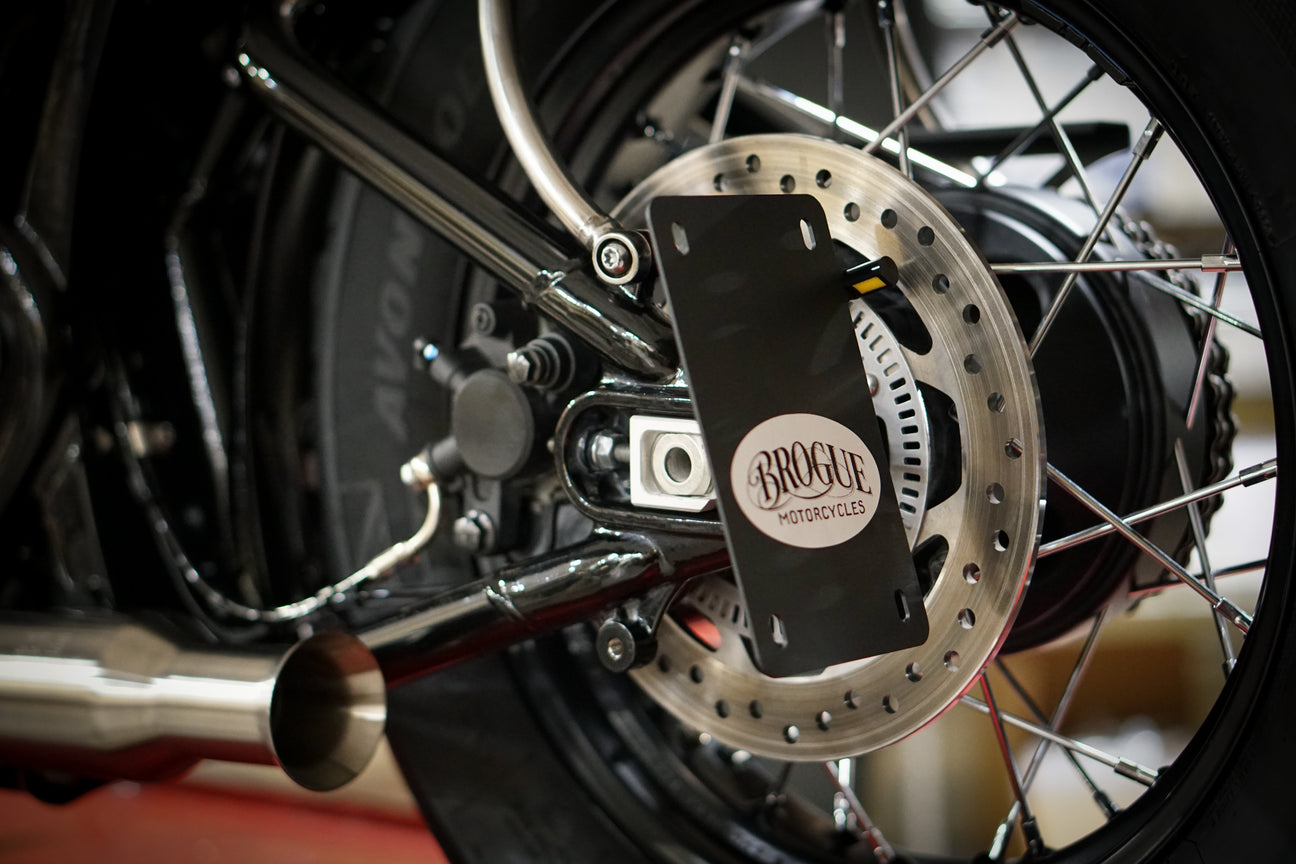 Triumph Side Axle Mount License Plate Bracket - Fits All 2016+ Triumph ...