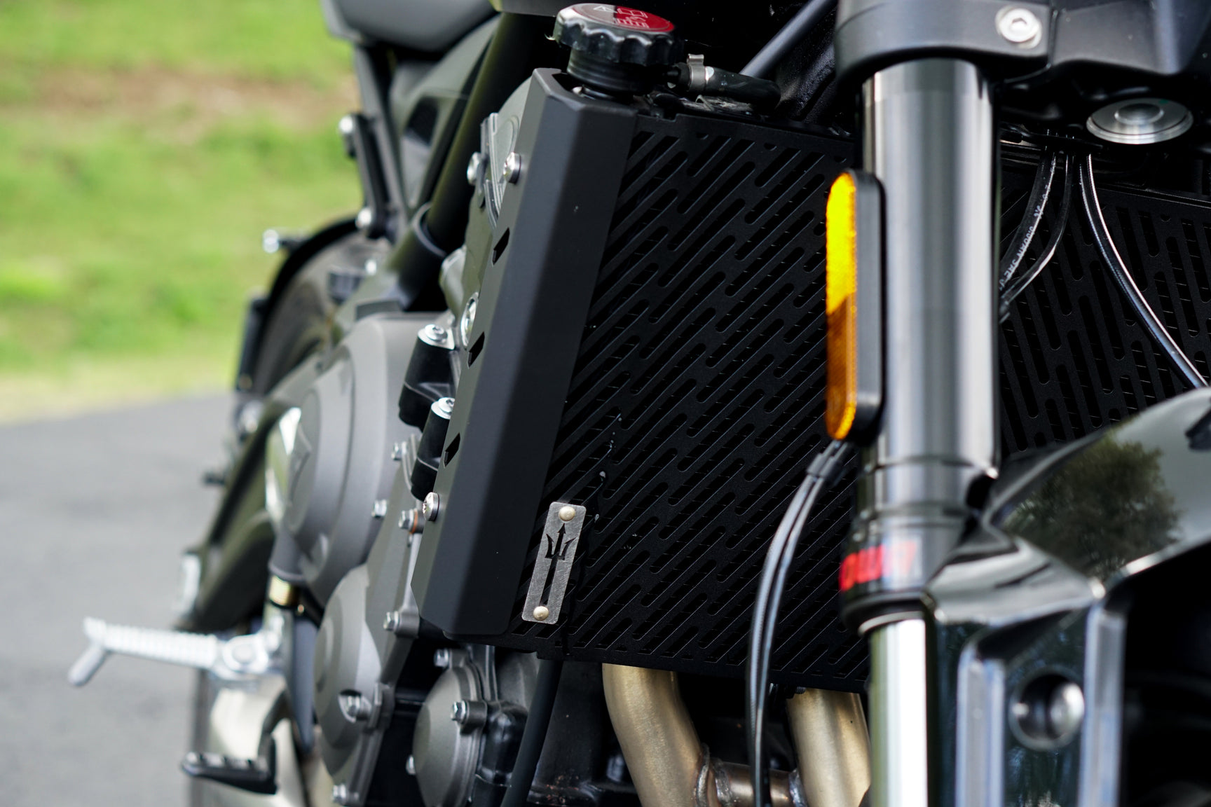 Triumph Trident 660 & 800 Front Radiator Guard – Brogue Motorcycles