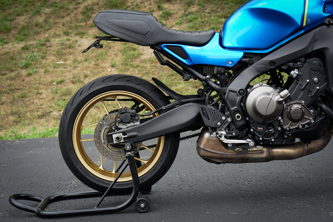 Yamaha XSR900 Black Heel Guards 2022-2026 – Brogue Motorcycles