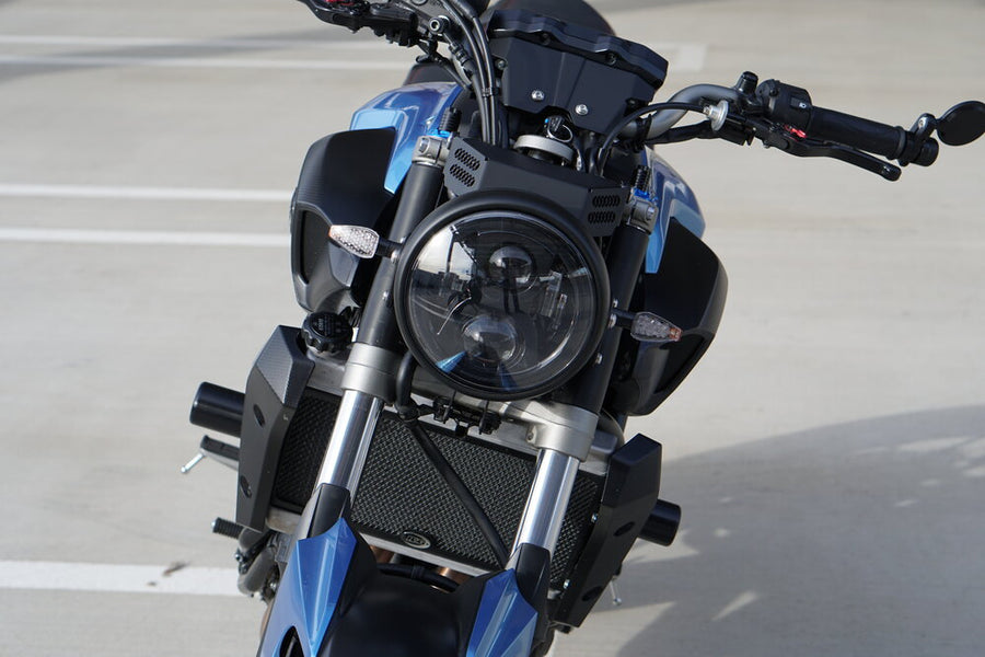 MT-07 (FZ-07) 7" LED Shallow Bucket Headlight Kit 2014-2020 – Brogue ...