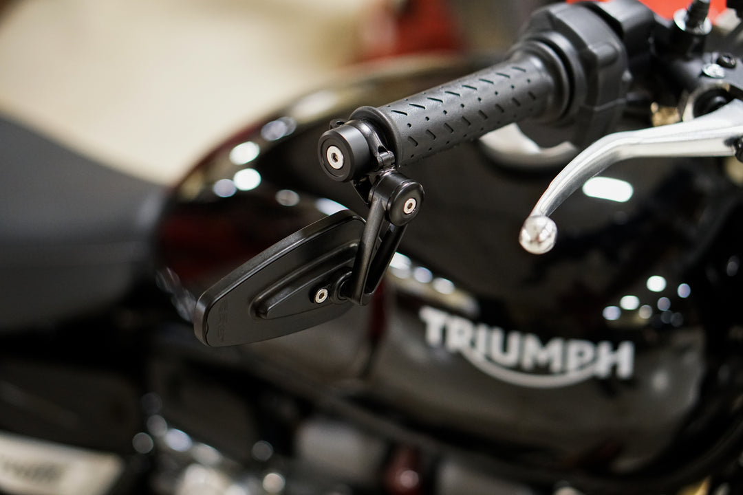 Triumph Bar End Finishers & Mirror Kits - 7/8” Handlebar Triumph Model ...