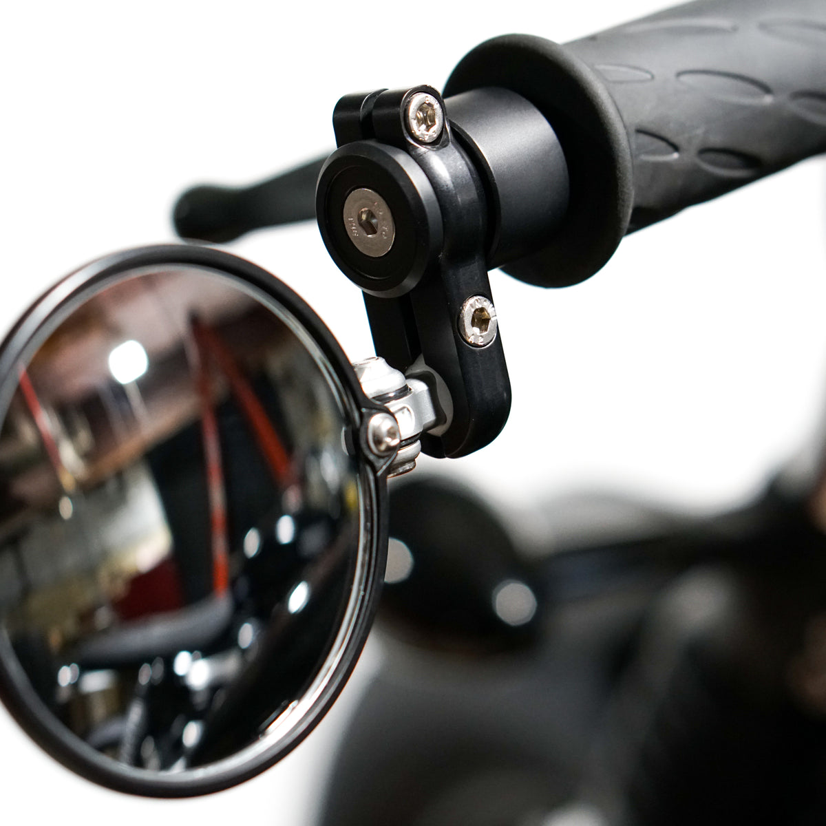 Triumph Bar End Finishers & Mirror Kits - 1” to 7/8" Adapter - Handleb ...